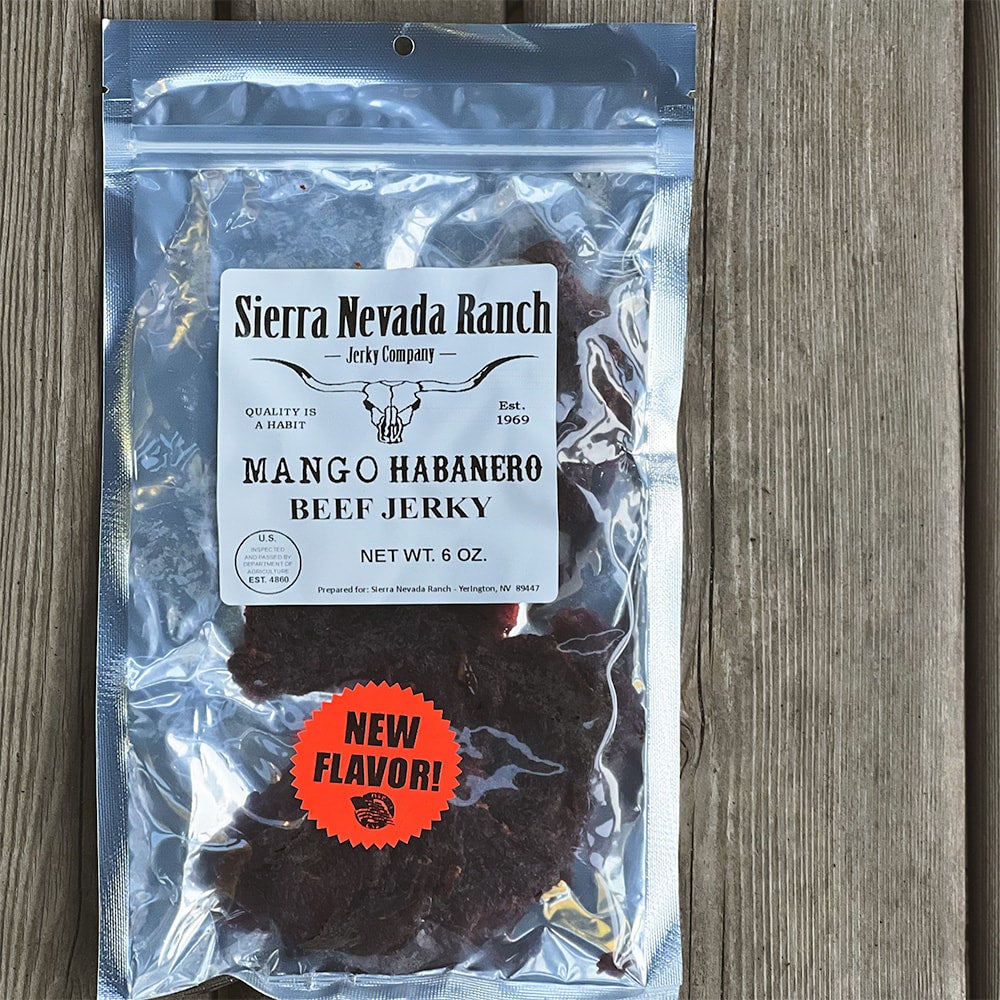 Mango Habanero Beef Jerky | Sierra Nevada Ranch